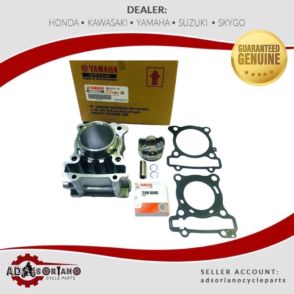 YAMAHA NMAX V1 AEROX V1 CYLINDER BLOCK PISTON SET GENUINE | Shopee ...