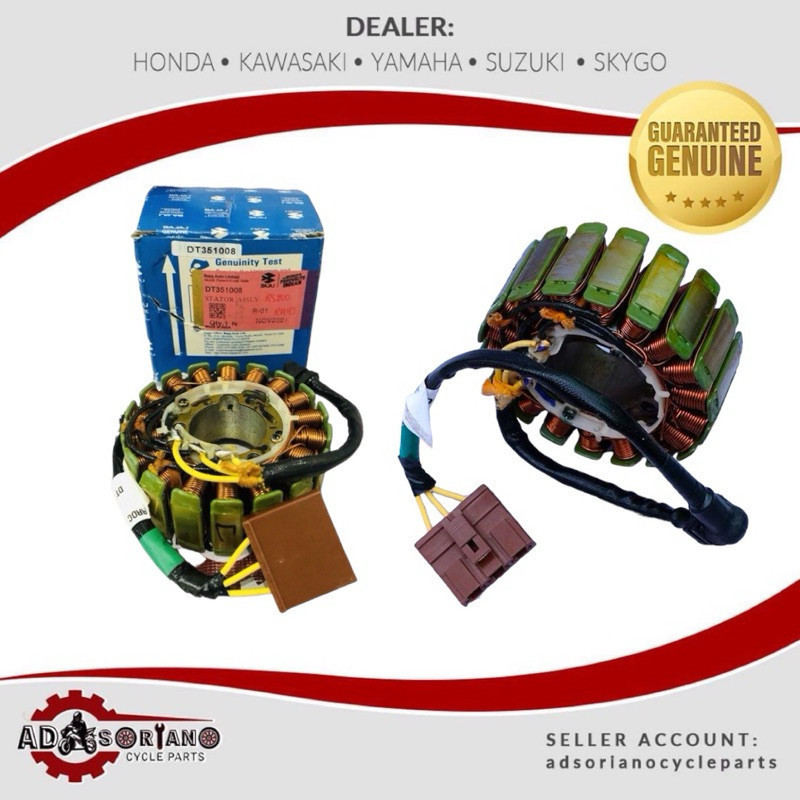 KAWASAKI ROUSER RS200 STATOR ASSLY COMPLETE DT351006 DT351008 | Shopee ...