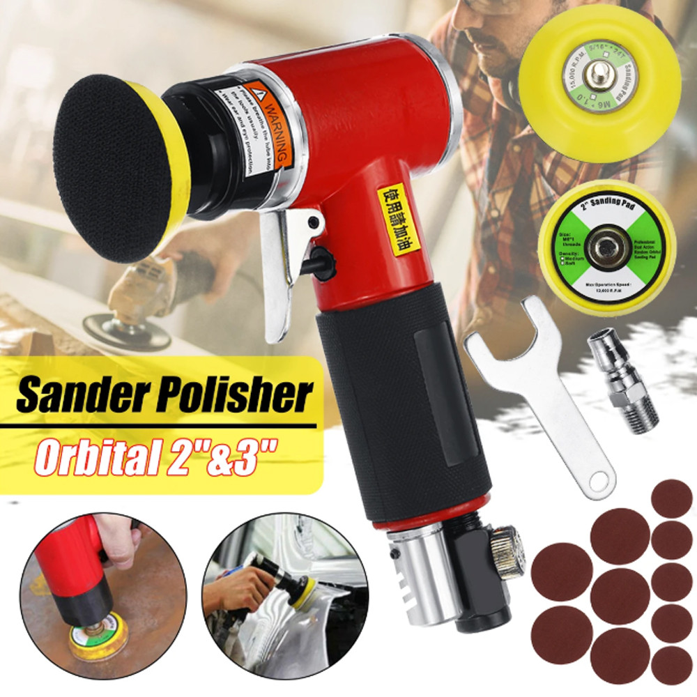 ☋WENXING Mini Orbital Sander Air Dual Action Sander Air Polisher Super ...