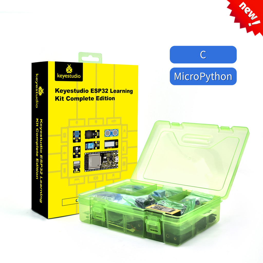 Keyestudio ESP32 Learning Kit Complete Edition With ESP32 Mainboard 108 ...