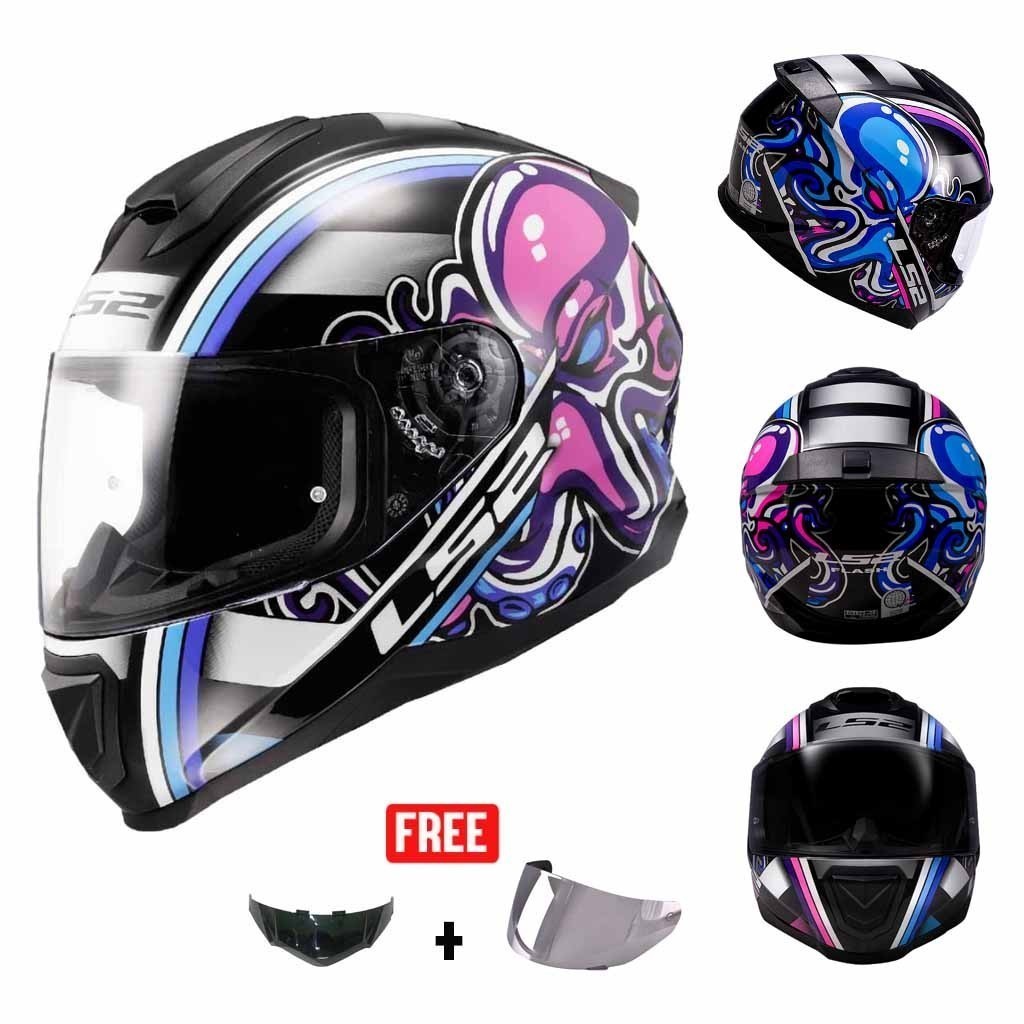 LS2 FF802 FLASH MOTORCYCLE FULL FACE HELMET | Shopee Philippines