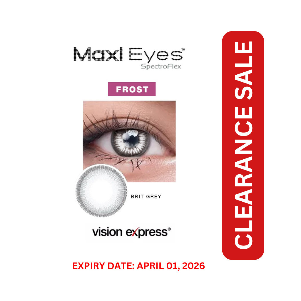 Vision Express Maxi Eyes "Frost" Colored Graded Contact Lenses - Brit ...