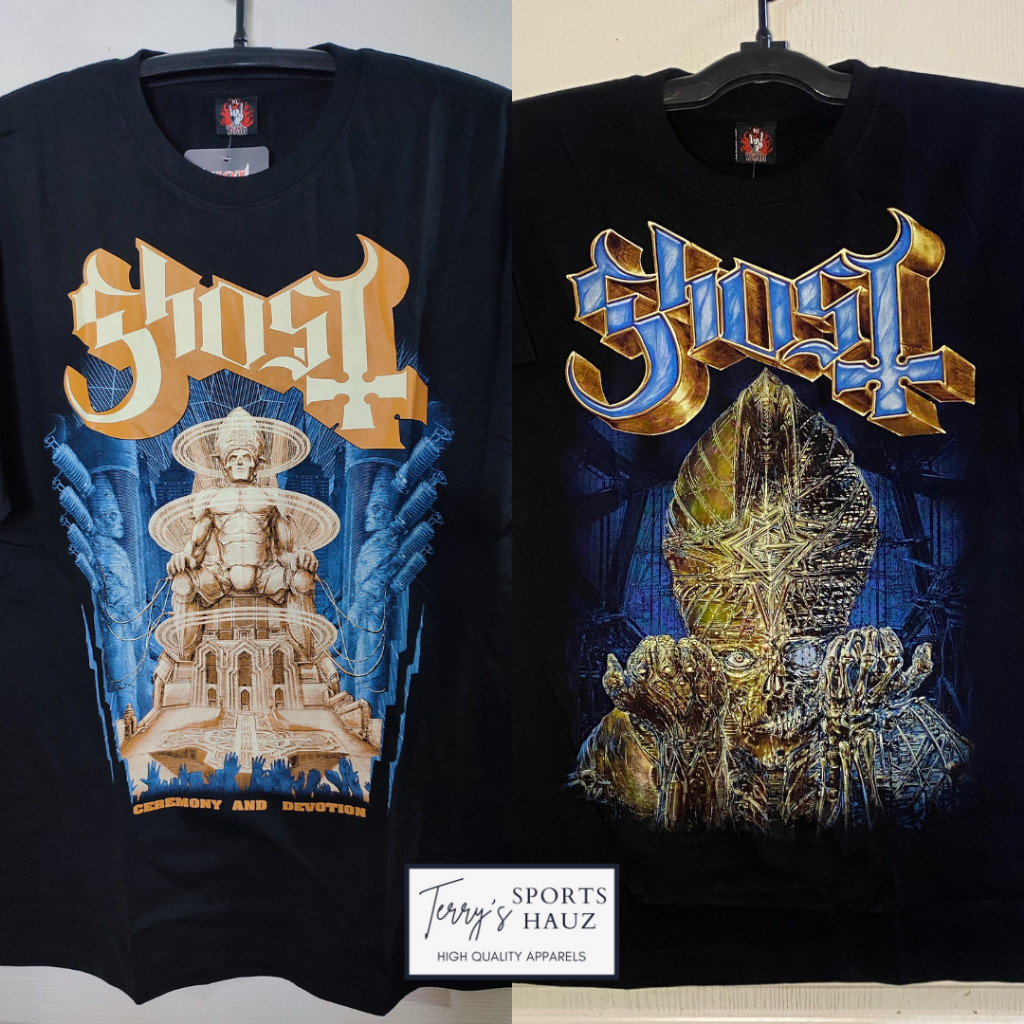 GHOST ROCK YEAH BAND SHIRT ASSORTED DESIGNS | Shopee Philippines