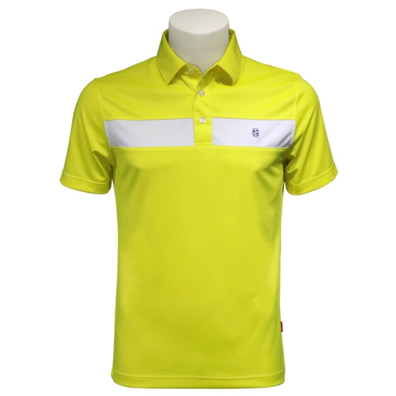 Izod Men's Slim Fit Plain Golf Shirt w/ Self Fabric Collar (Yellow) | Shopee Philippines