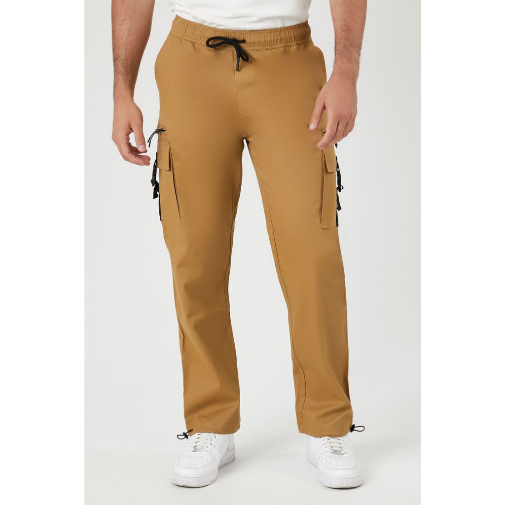 Forever 21 Men's Drawstring Cargo Joggers | Shopee Philippines