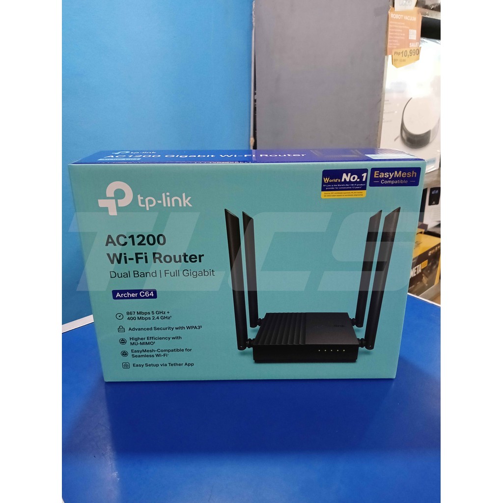 WiFi Router AC1200 Wireless MU-MIMO TP-Link (ARCHER C64) | Shopee ...