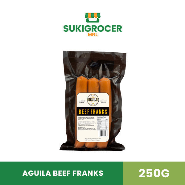 Aguila Beef Franks 250g | Shopee Philippines