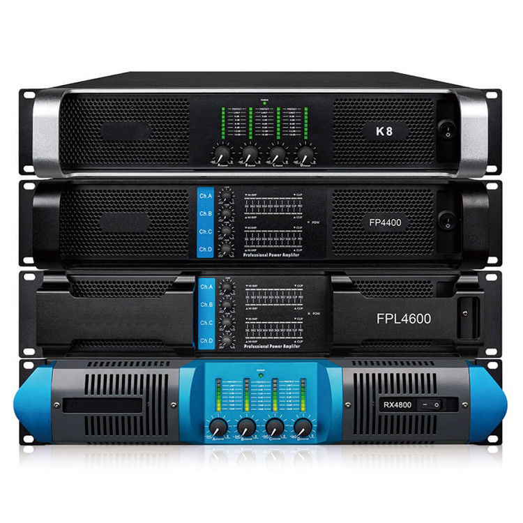 ☮Custom ODM/OEM 4x1000W Dj 4 Channel Class H 2X1000w 8 Ohms ...