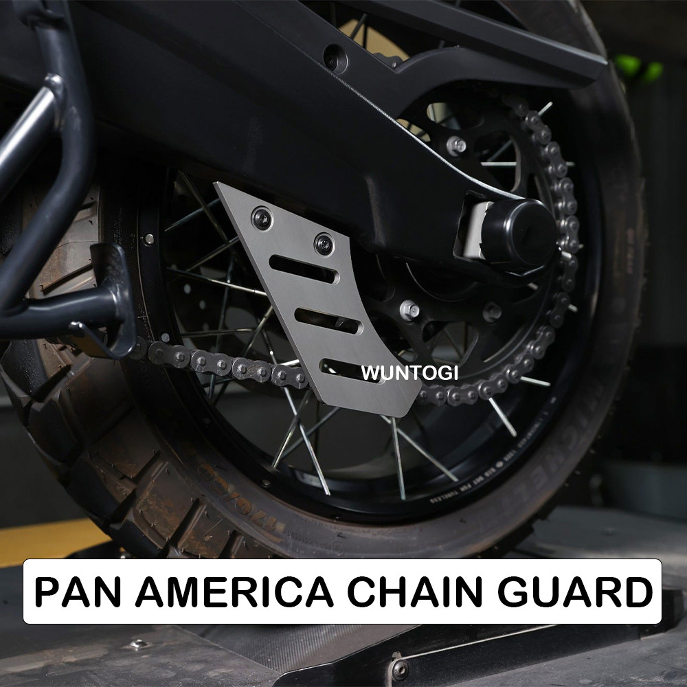 ☢Motorcycle Chain Guard Wheel Slide Cover Protection for Harley Pan ...