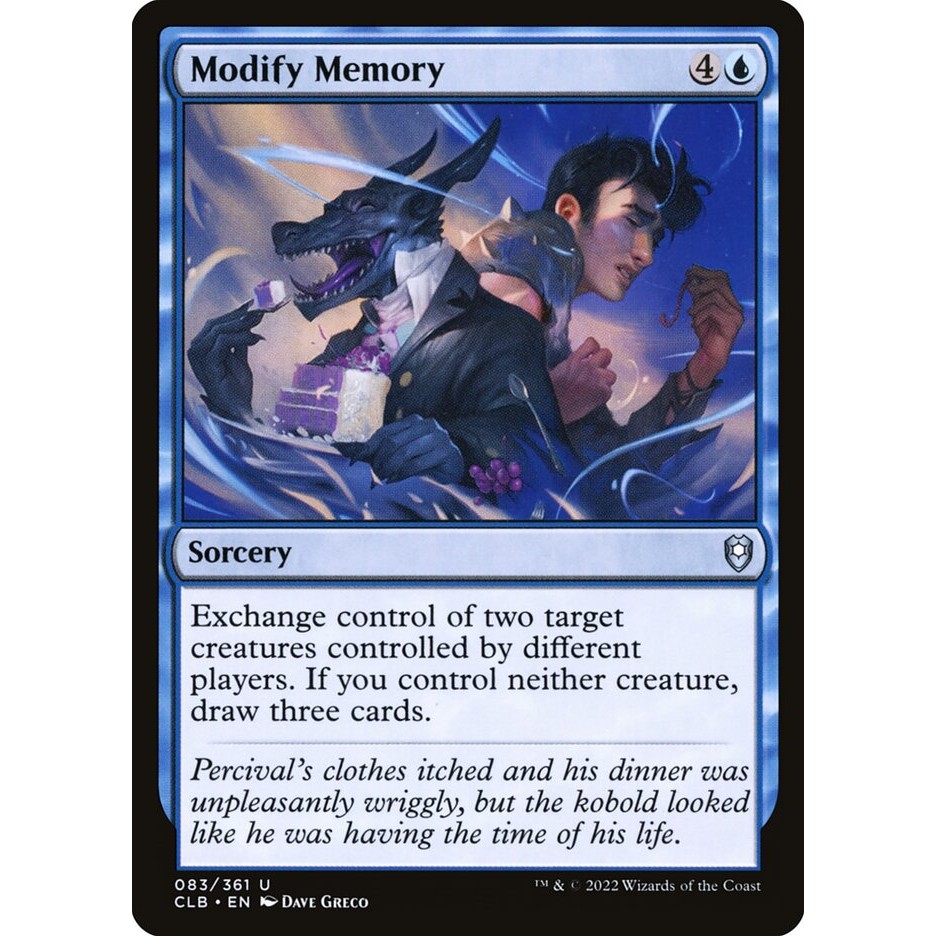 Modify Memory foil Commander Legends: Battle for Baldur's Gate CLB MTG ...