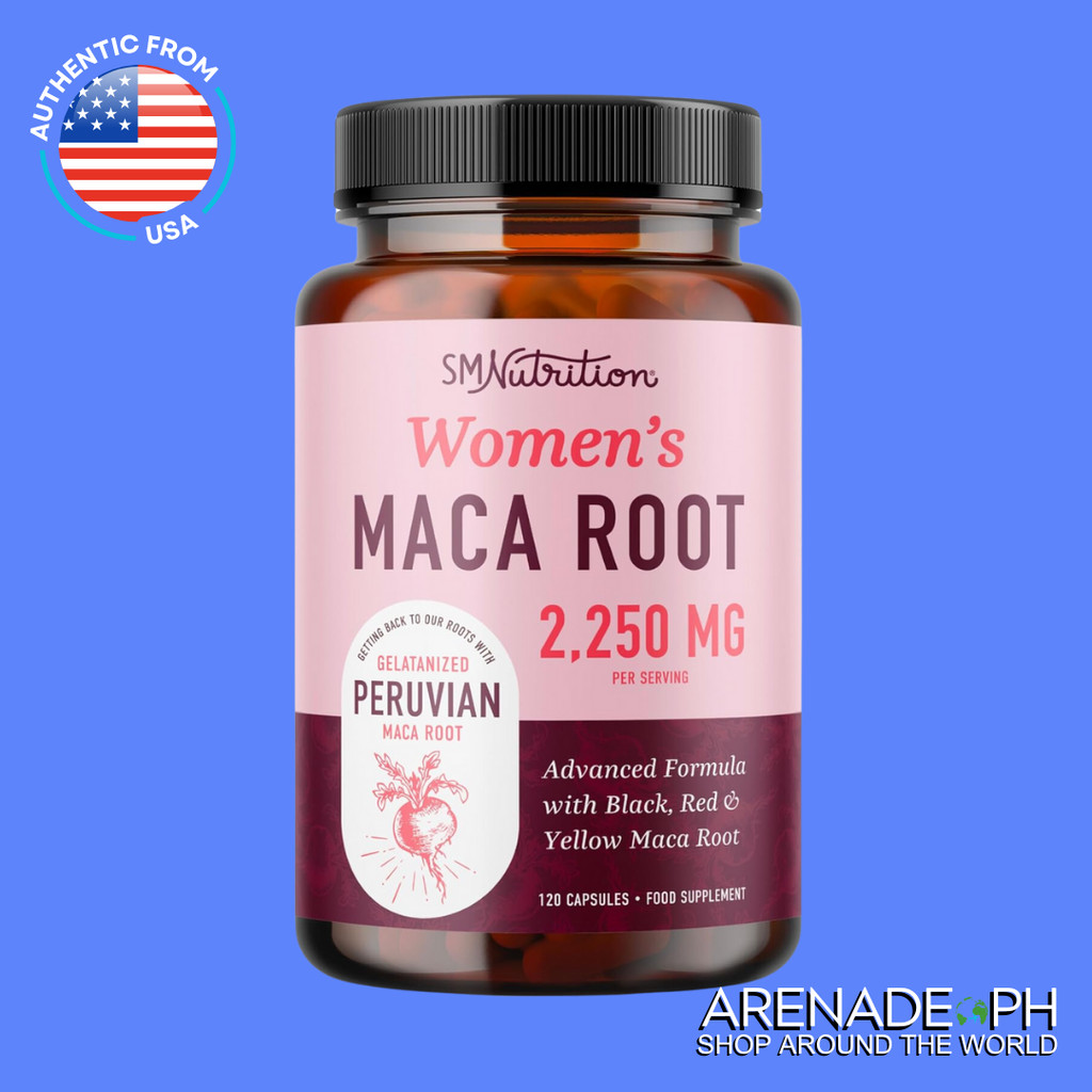 SM Nutrition Women's Maca Root 2250mg Supplement 120 Capsules | Shopee ...