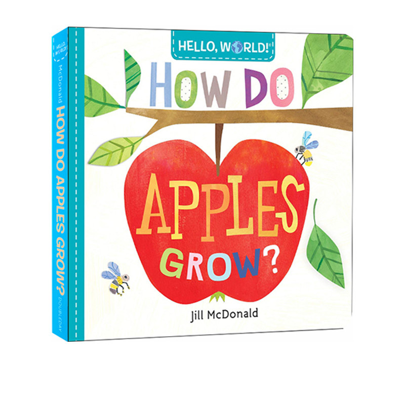 milumilu Picture Book Hello World How Do Apples Grow Board Book Toddler ...