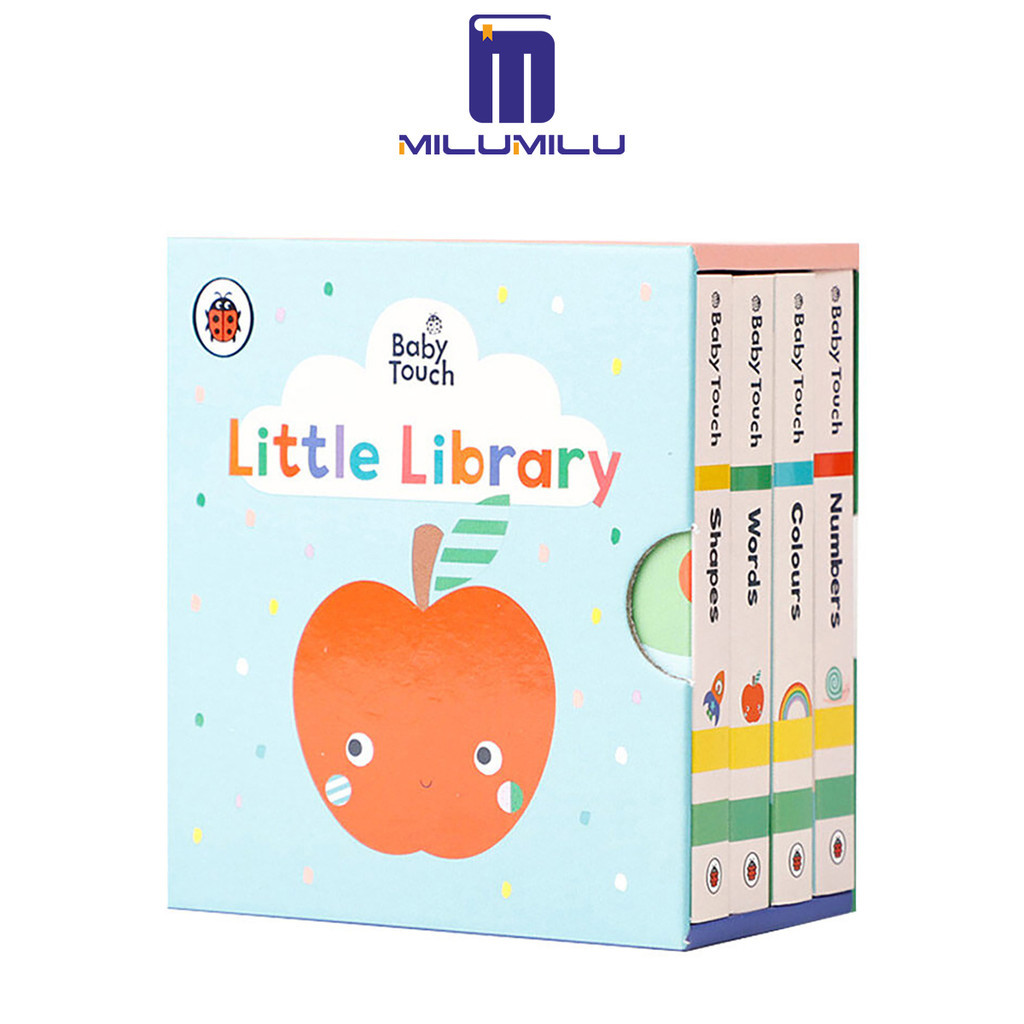 4Pcs Baby Touch Little Library Ladybird Box Set Original English Board ...