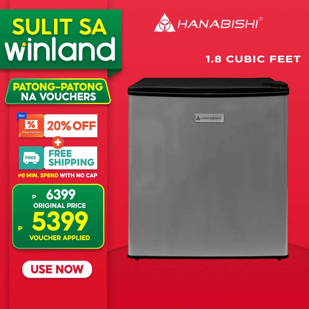 Hanabishi by Winland 1.8 Cubic ft. Single Door Refrigerator Ref ...
