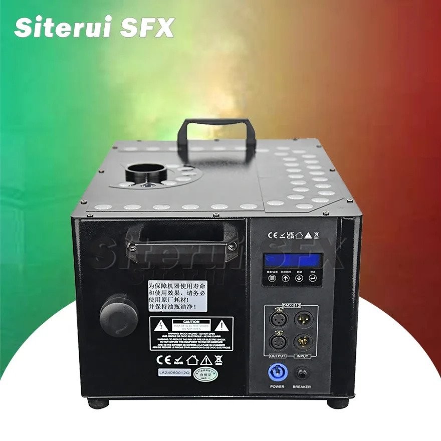 SITERUI SFX High-grade 3000W vertical smoke machine 42pics LED rapid ...