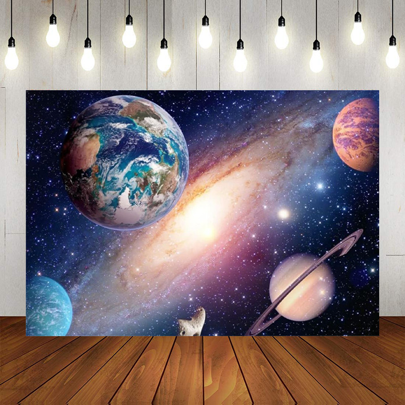 Universe Outer Space Theme Backdrop Solar System Galaxy Photography ...