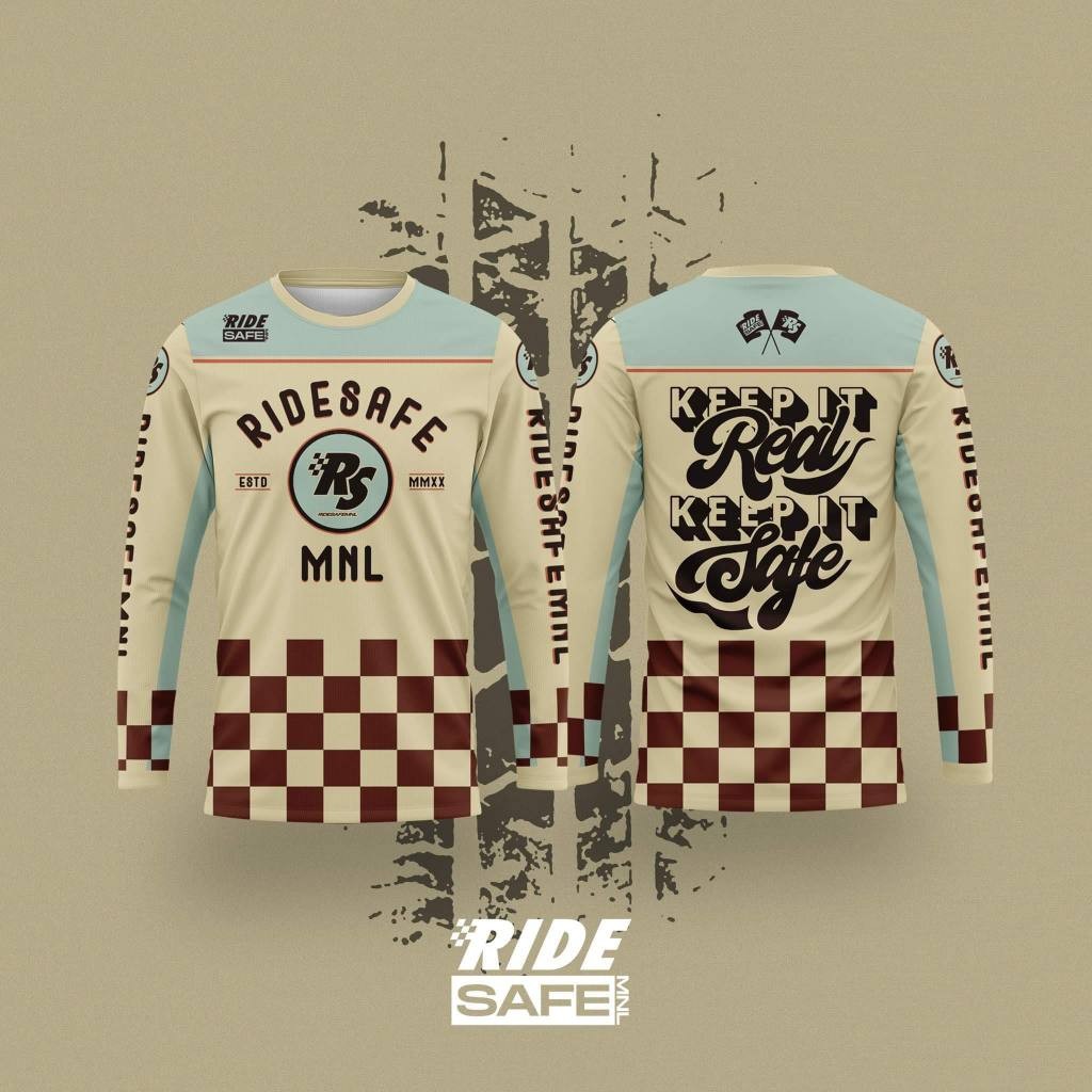 RSMNL 001 | RIDE SAFE MNL RIDING JERSEY | LONGSLEEVES | FULL SUBLIMATION | Shopee Philippines