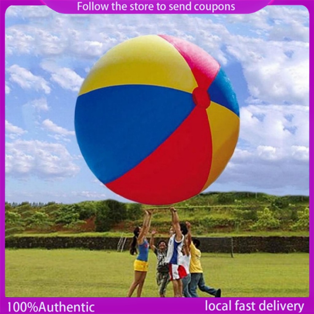 100cm/130cm/150cm/200cm Giant Inflatable Beach Ball Large Three-color ...