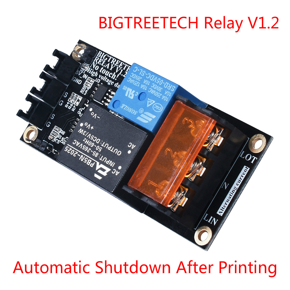 ⚖BIGTREETECH Relay V1.2 Module Automatic Shutdown Module After Printing To SKR V1.3 PRO MINI E3 ...