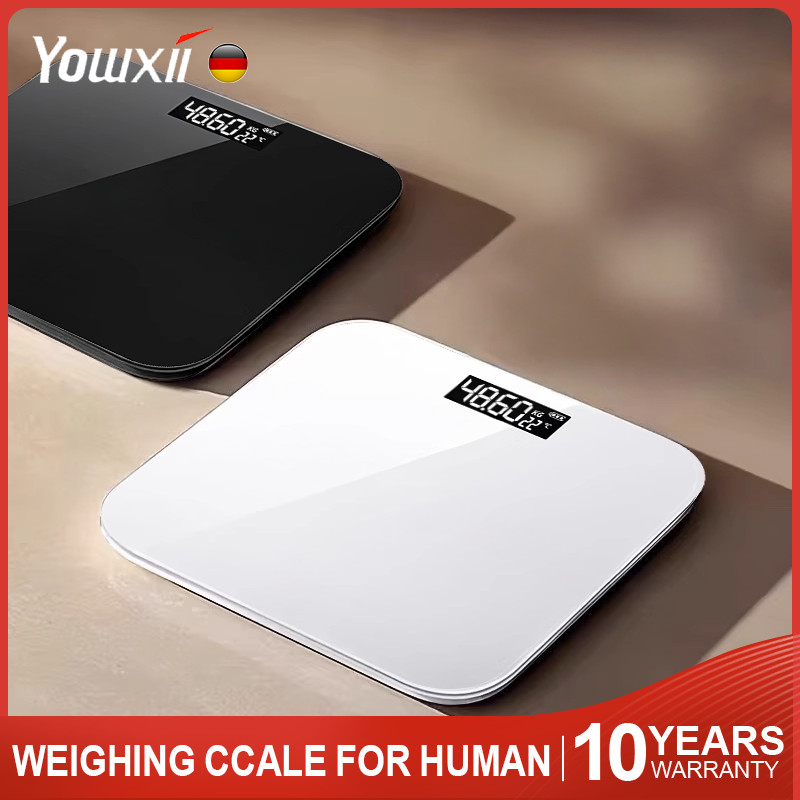 Yowxii Digital LCD Electronic Weighing Scale For Human LED HD Display ...