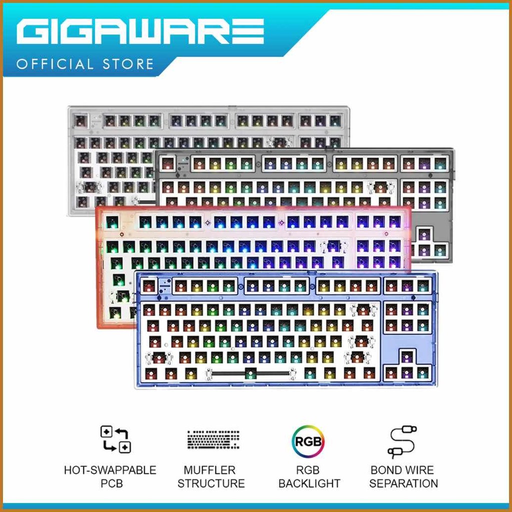 Gigaware.tz_MK870)d`DIY+v@U@l@H@x@b 87 Keys Hot-swappable 80% ...