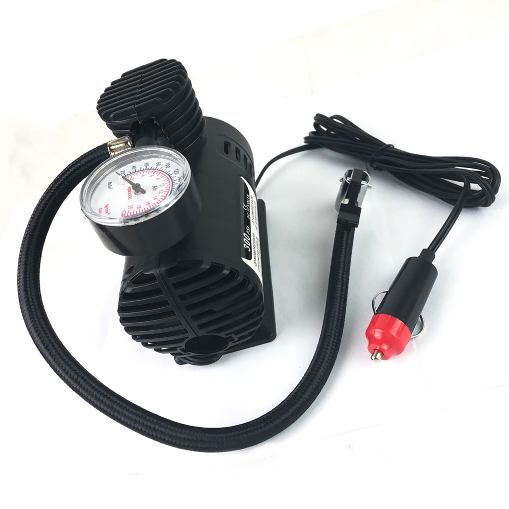 웃12V 300PSI Fast Inflating Car Electric Mini Compact Air Compressor ...
