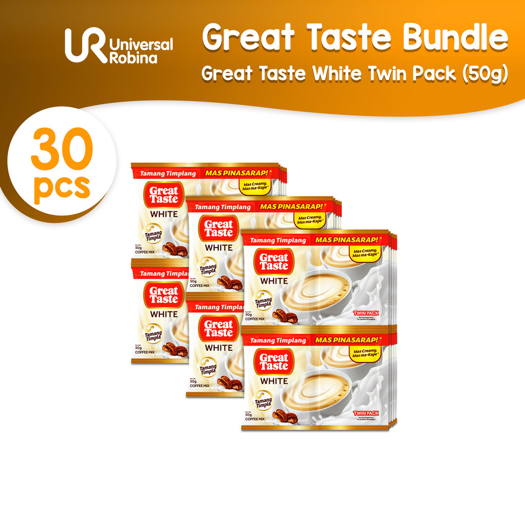3 x Great Taste White 3-in-1 Twin Pack (50g x 10) | Shopee Philippines