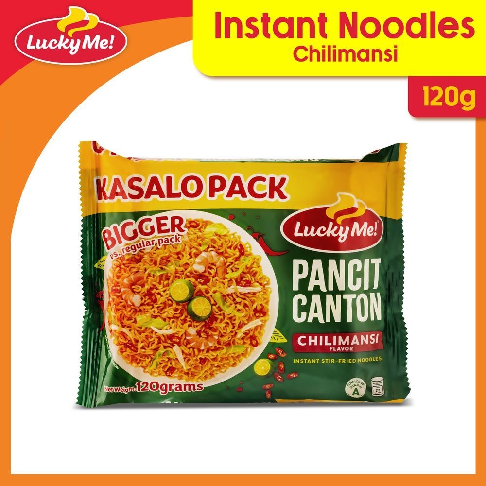 Lucky Me! Pancit Canton Chilimansi Kasalo 120g | Shopee Philippines