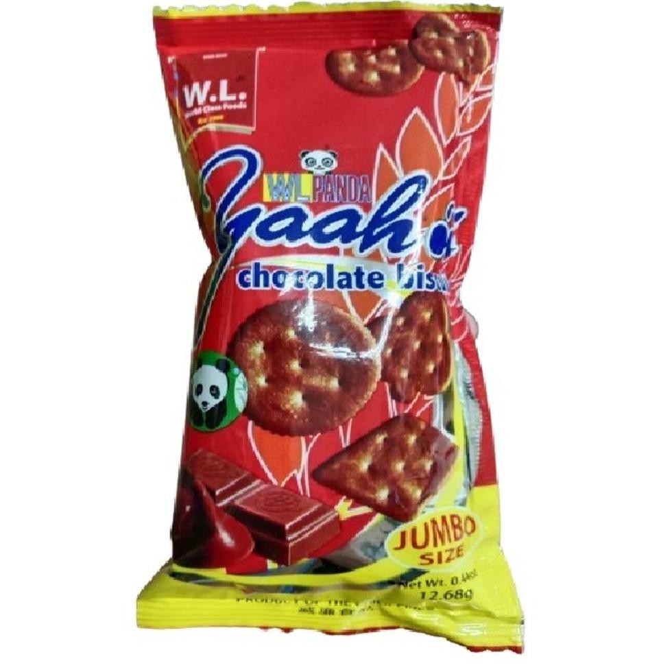 W. L. Foods Yaahoo Biscuit Chocolate Jumbo 12.68gx10s | Shopee Philippines