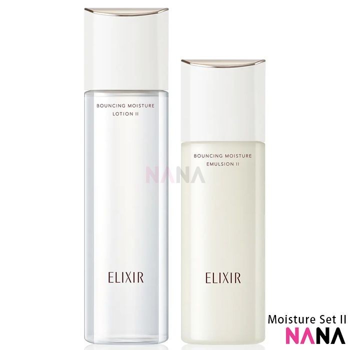 SHISEIDO Elixir Bouncing Moisture Set II (Lotion 170ml + Emulsion 130ml) | Shopee Philippines