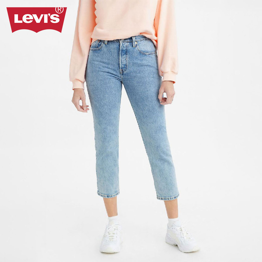 Levi's® Women's 501® Original Cropped Jeans 36200-0167 | Shopee Philippines