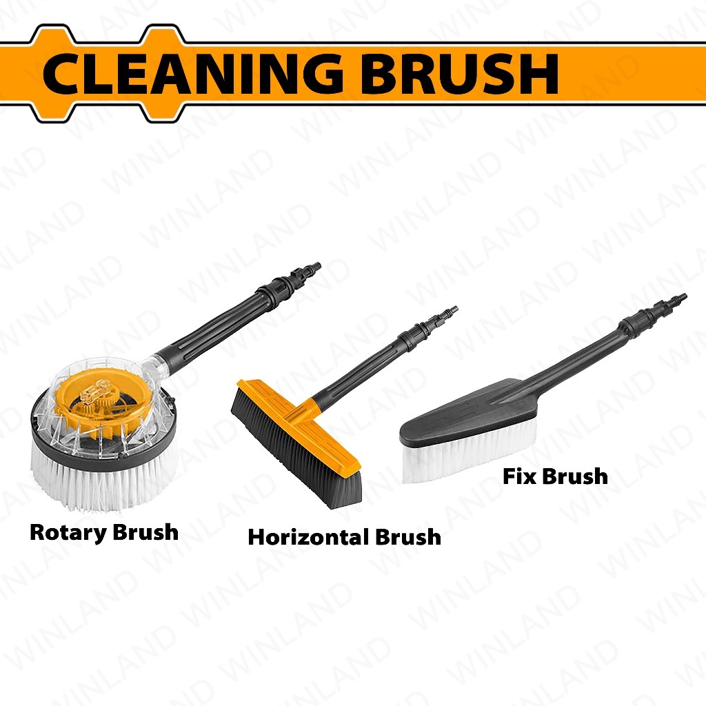Ingco by Winland Cleaning Brushes, Fix, Rotary, Horizontal, Wheel Brush ...