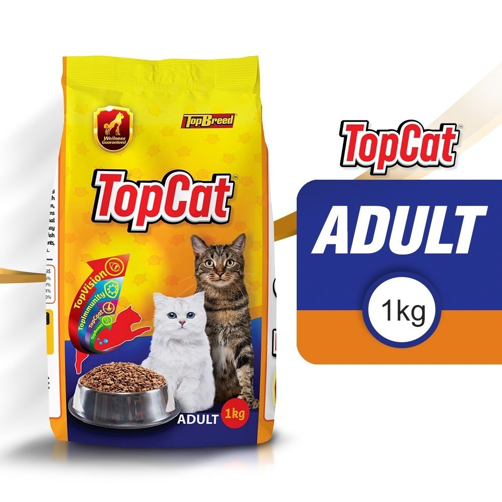 TopBreed Adult Cat Meal Dry Pet Food 1kg | Shopee Philippines