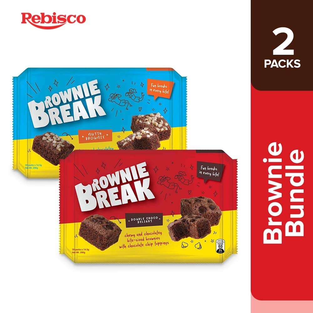 Brownie Bundle: Brownie Break Double Choco Delight + Brownie Break ...