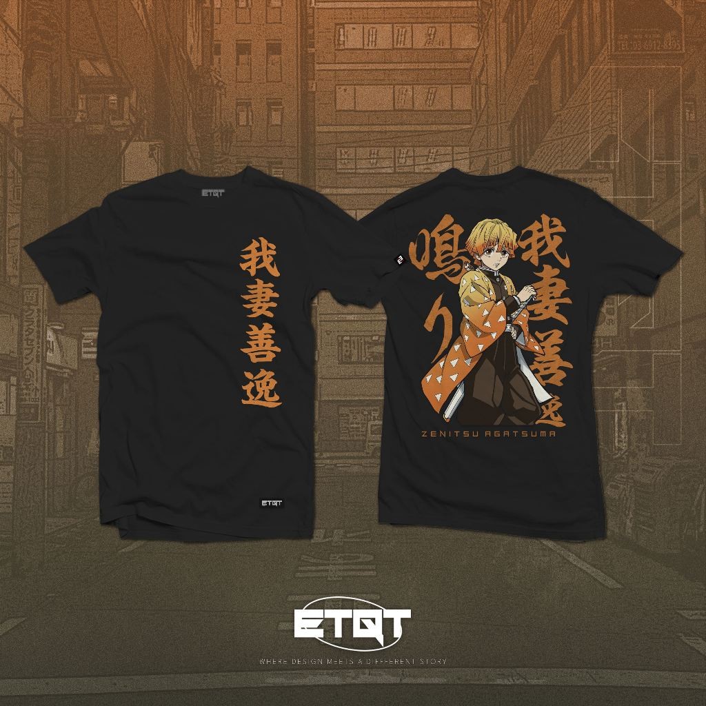 GooFee - ETQT WorldWide - Unisex - Anime Shirt - Demon Slayer - Zenitsu ...