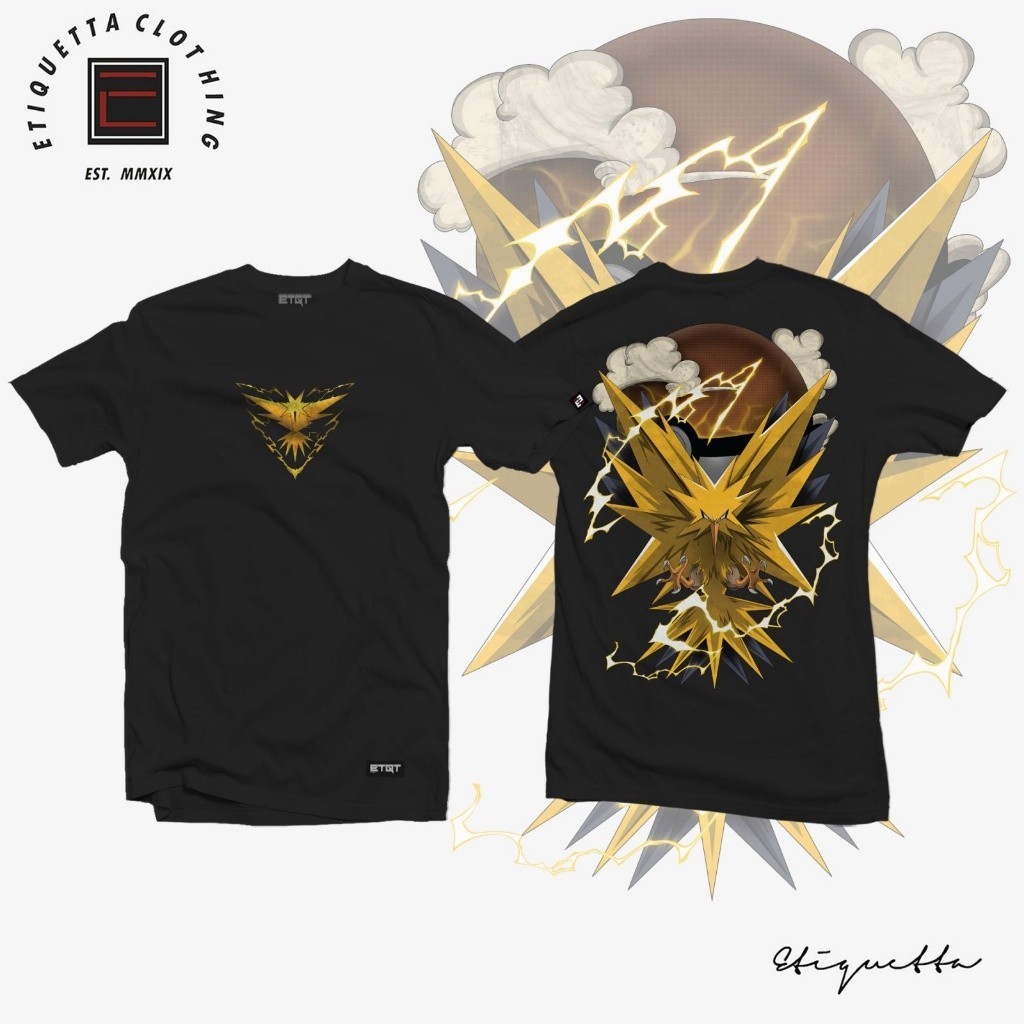 GooFee - ETQT WorldWide - Unisex - Anime Shirt - Pokemon - Zapdos ...
