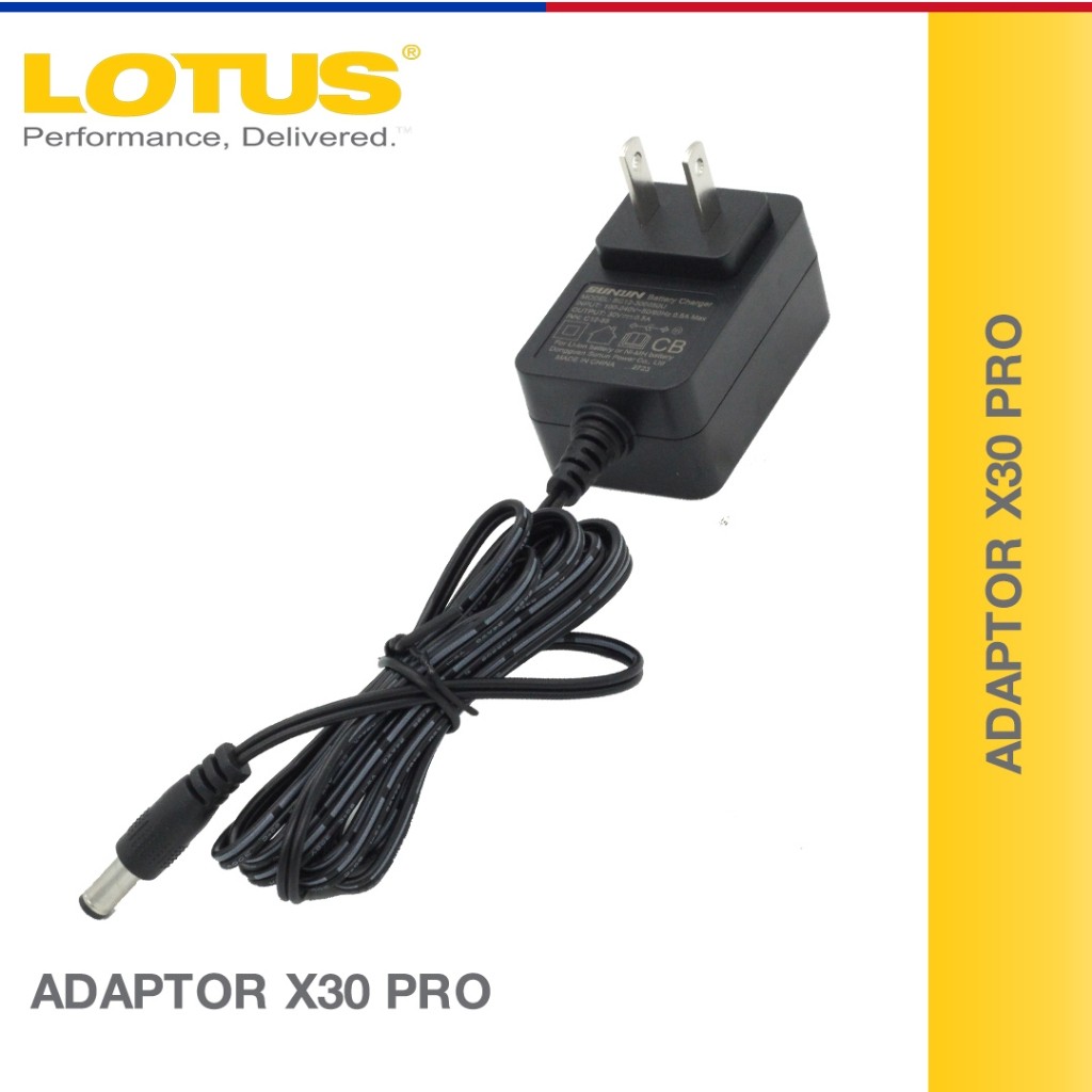 Lotus Charger Adaptor X30 PRO - Battery & Chargers | Shopee Philippines