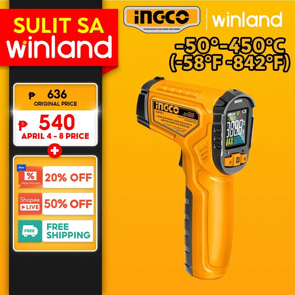 Ingco by Winland Not for human Infrared Thermometer Temperature Meter ...
