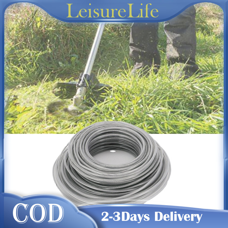 31 Meter Grass Steel Trimmer Line 3.0mm Brushcutter Trimmer Line Rope ...