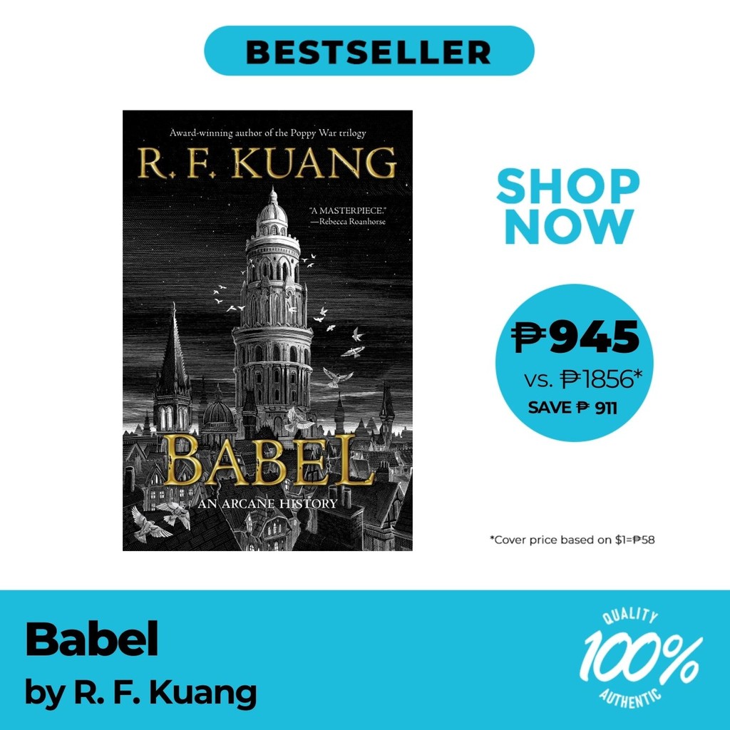 Babel by R. F. Kuang - Trade Paperback - Sci-Fi - Fantasy - Horror ...
