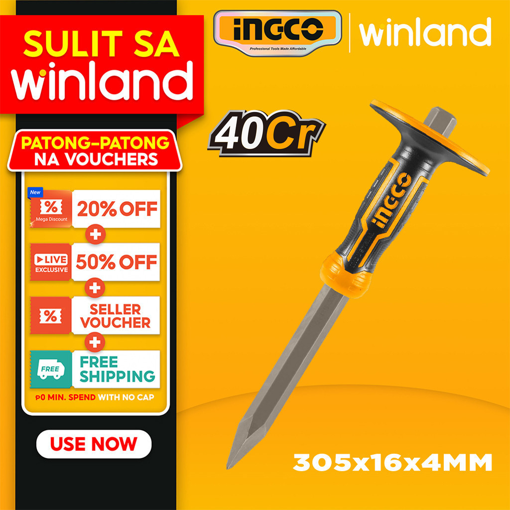 Ingco by Winland Industrial Concrete Chisel ING-HT | Shopee Philippines
