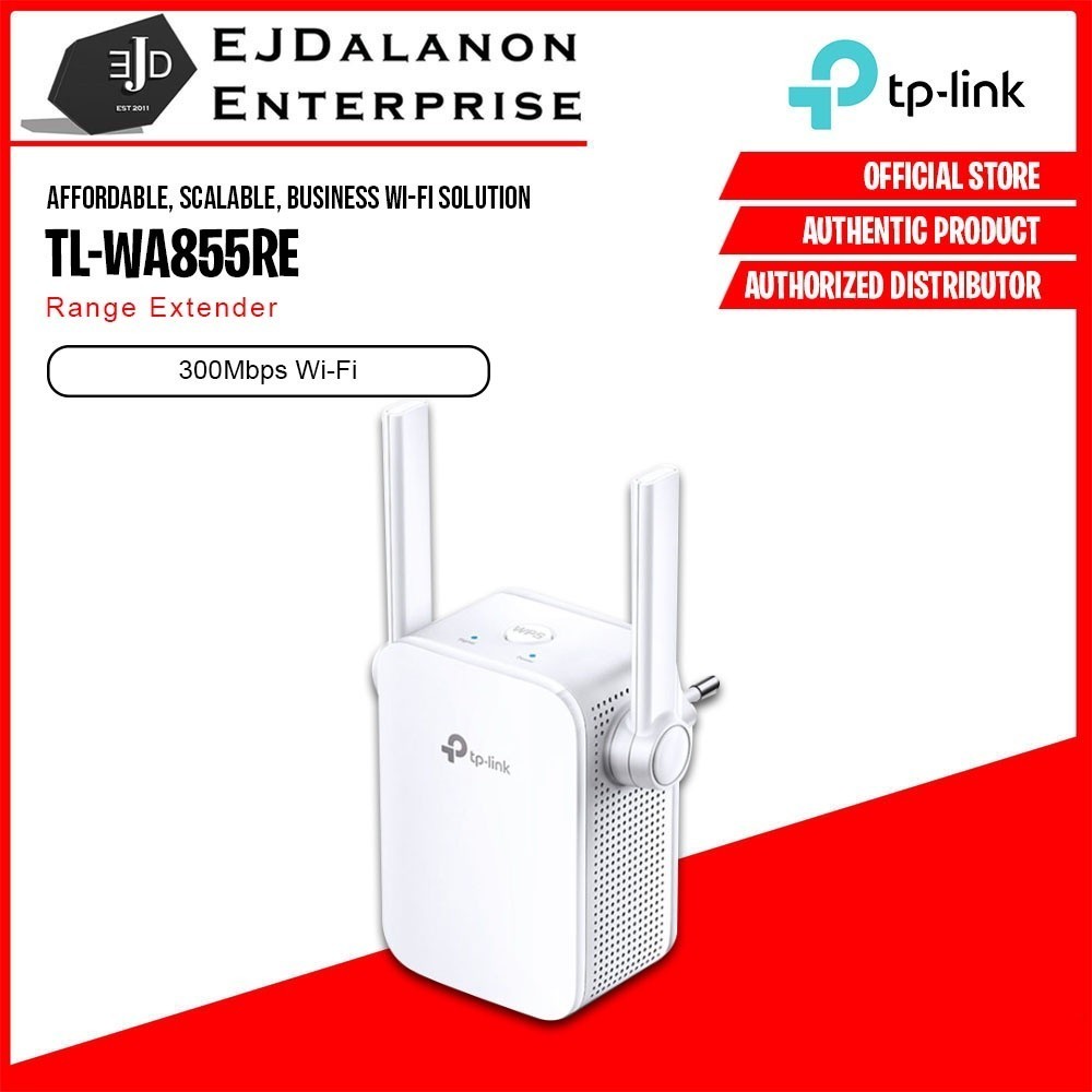 TP-Link Tl-Wa855Re 300Mbps Wi-Fi Range Extender Wireless | Shopee ...