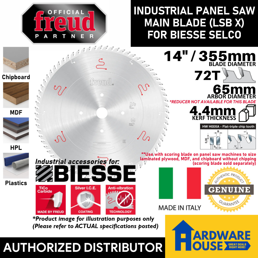ORIGINAL FREUD Industrial Carbide Blades For BIESSE Panel Table Saw ...