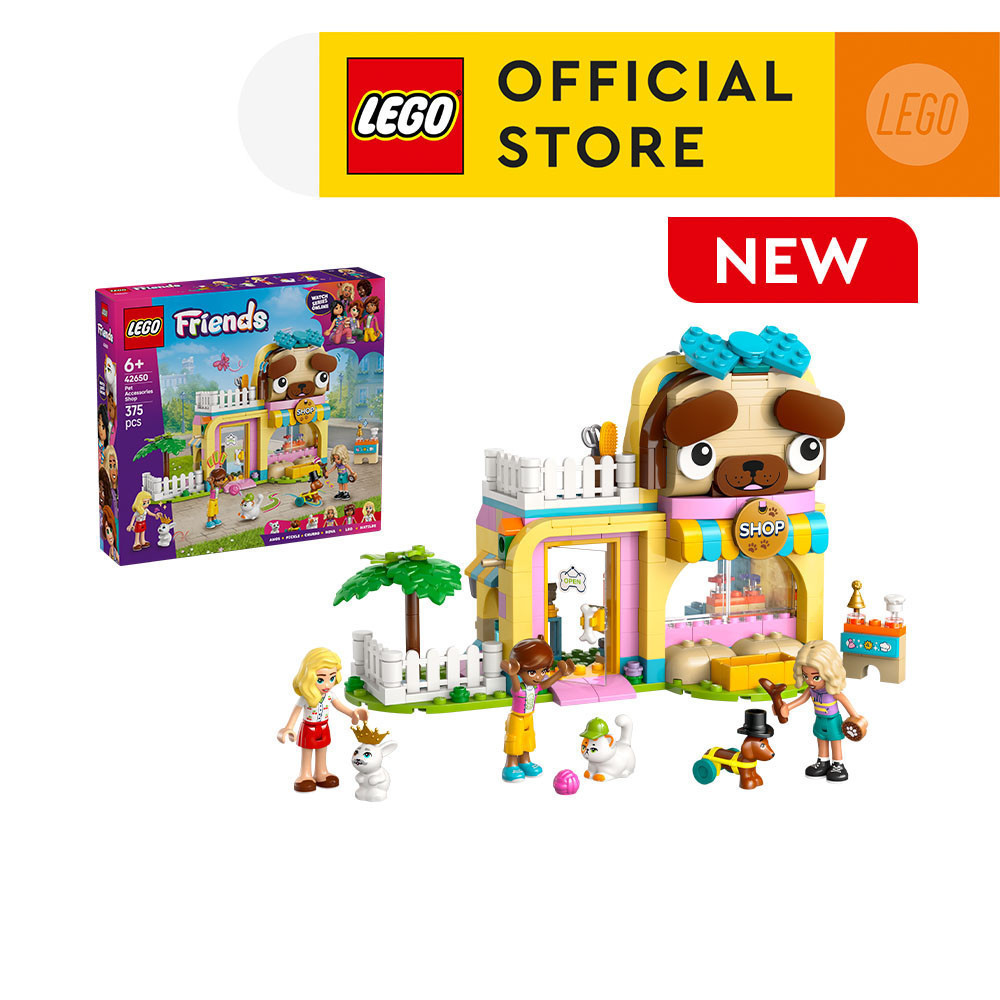 LEGO® Friends 42650 Pet Accessories Shop, Age 6+, Building Blocks, 2025 ...