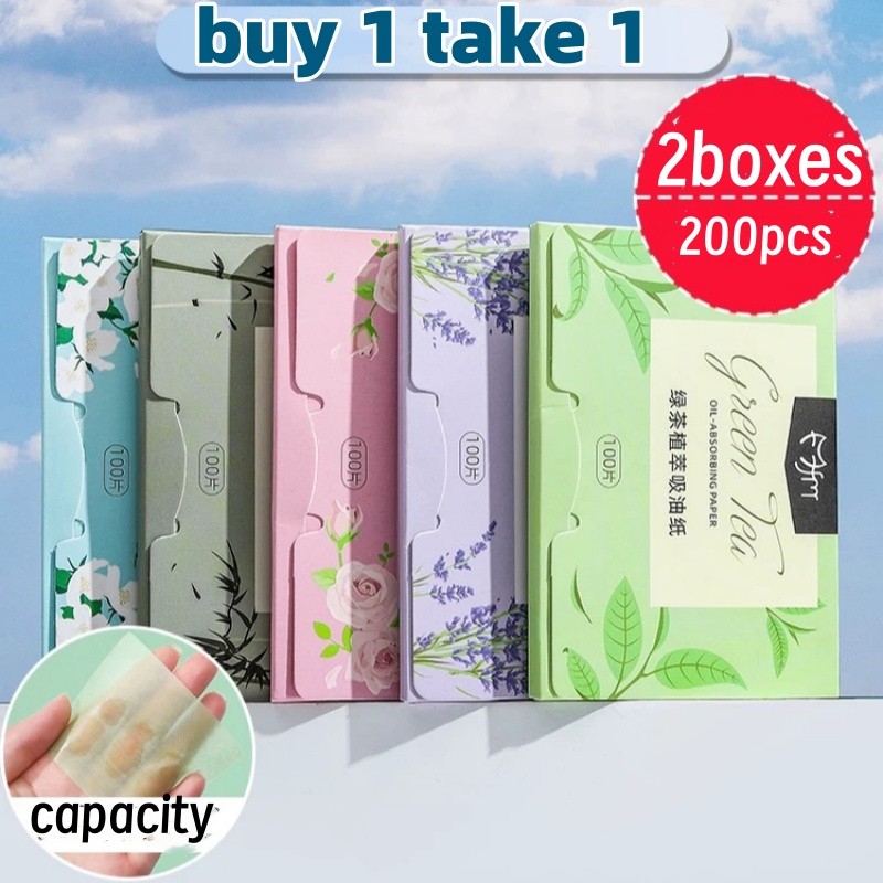buy1take1 Natural Oil Absorbing Tissues /Premium Face Oil Blotting ...