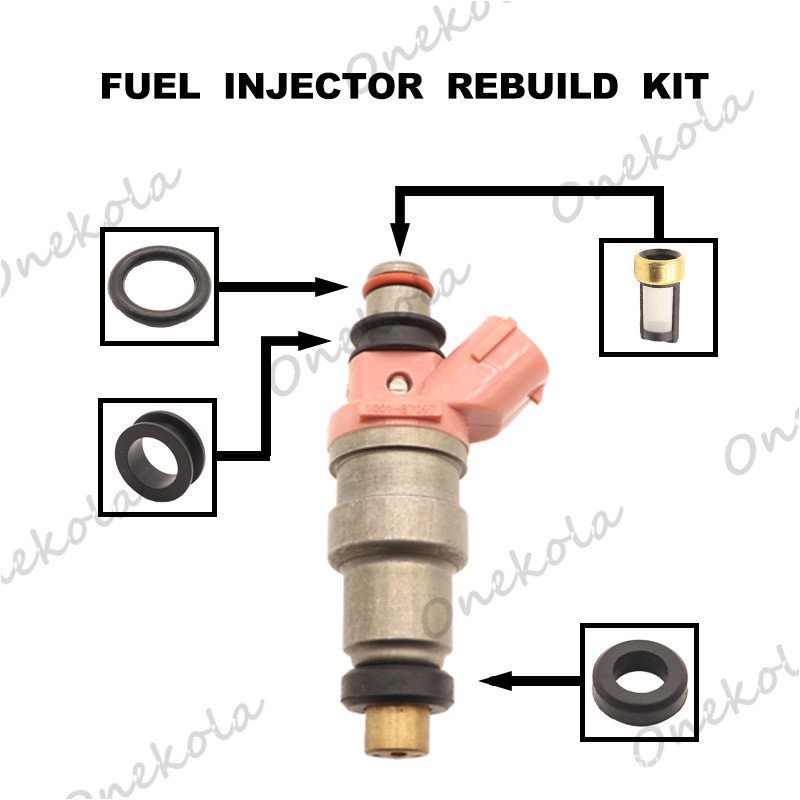 Fuel Injector Repair Kit Seal Ring Filter Screen RB26DETT Large ...