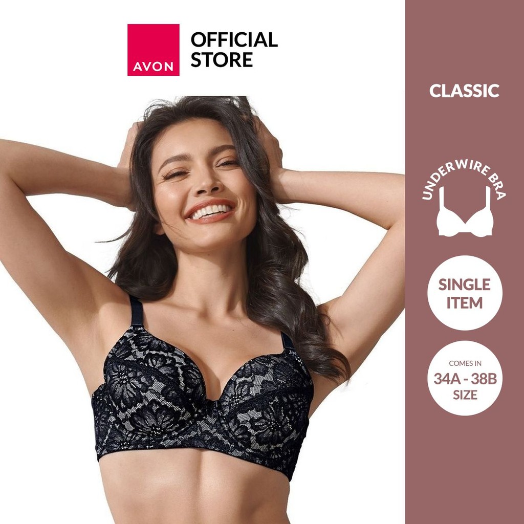 Avon Classic | Delilah Lace Bra | Women's | Shopee Philippines