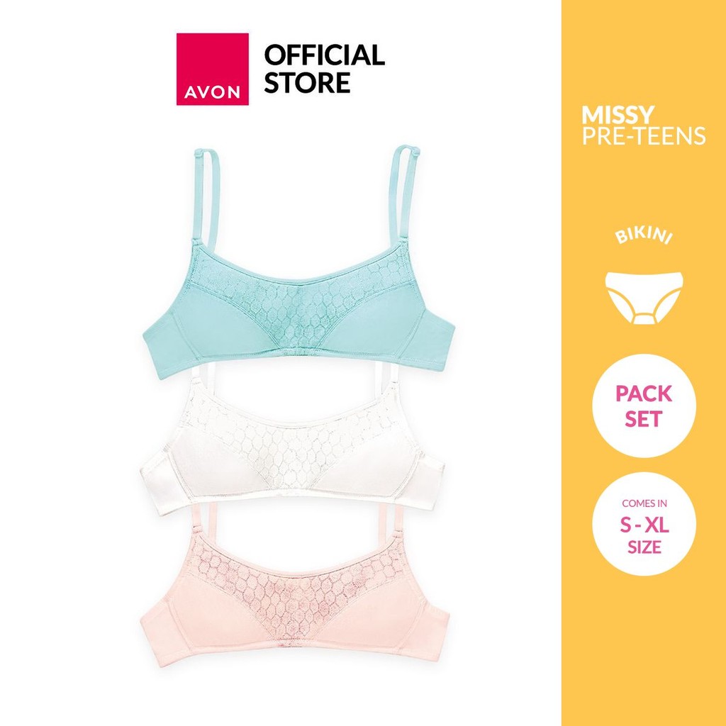 Avon Missy | Peyton 3-In-1 Tweens Bra | Women's | Shopee Philippines