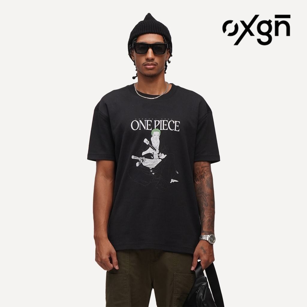 OXGN One Piece Graphic T-Shirt For Men And Women (Black) | Shopee ...