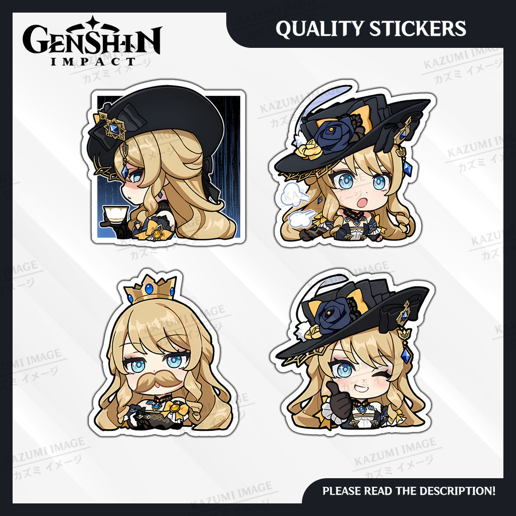 Navia - Genshin Impact Emoji Stickers | Shopee Philippines